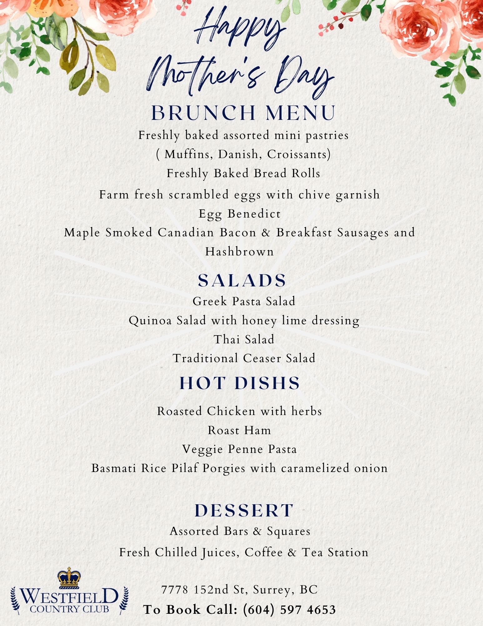 Mother's Day - Westfield Country Club